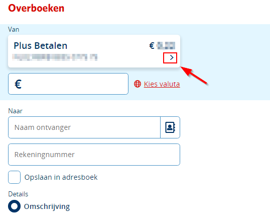 Overboeken in Mijn RegioBank - RegioBank